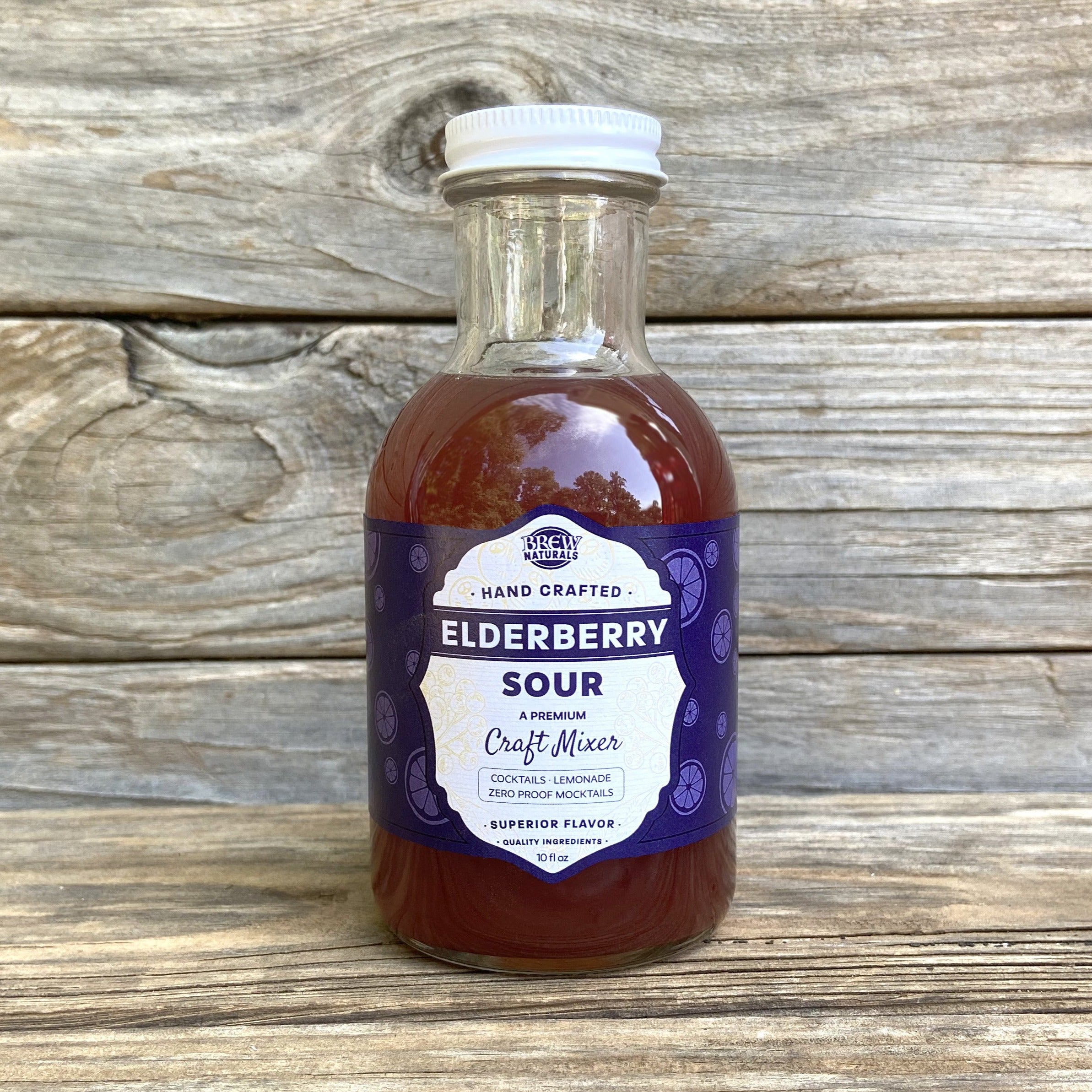 Elderberry Sour Mix - 10oz, 16oz – Brew Naturals